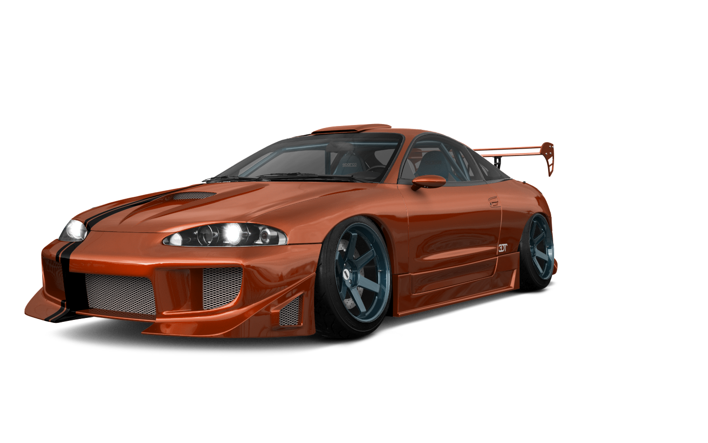 Mitsubishi Eclipse GSX 1995-1999 | 3DTuning - probably the best car ...